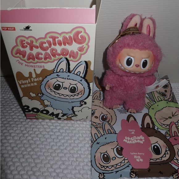 pop mart | Accessories | Labubu Exciting Macaron Lychee Berry Pop Mart ...